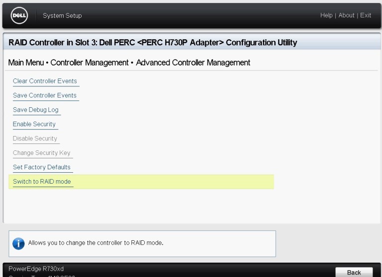 Configuring the Dell PERC H730 Controller for Passthrough and RAID | MrVSAN